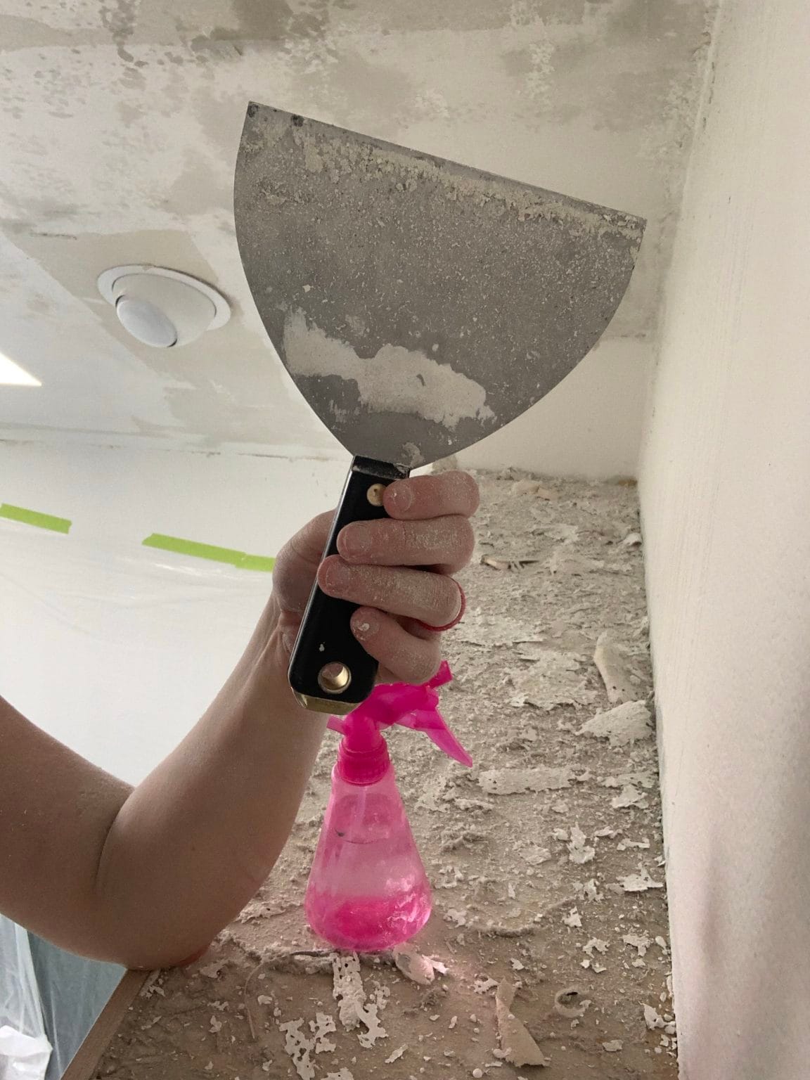 Cheap Popcorn Ceiling Removal - Only $25! | DIY Guide