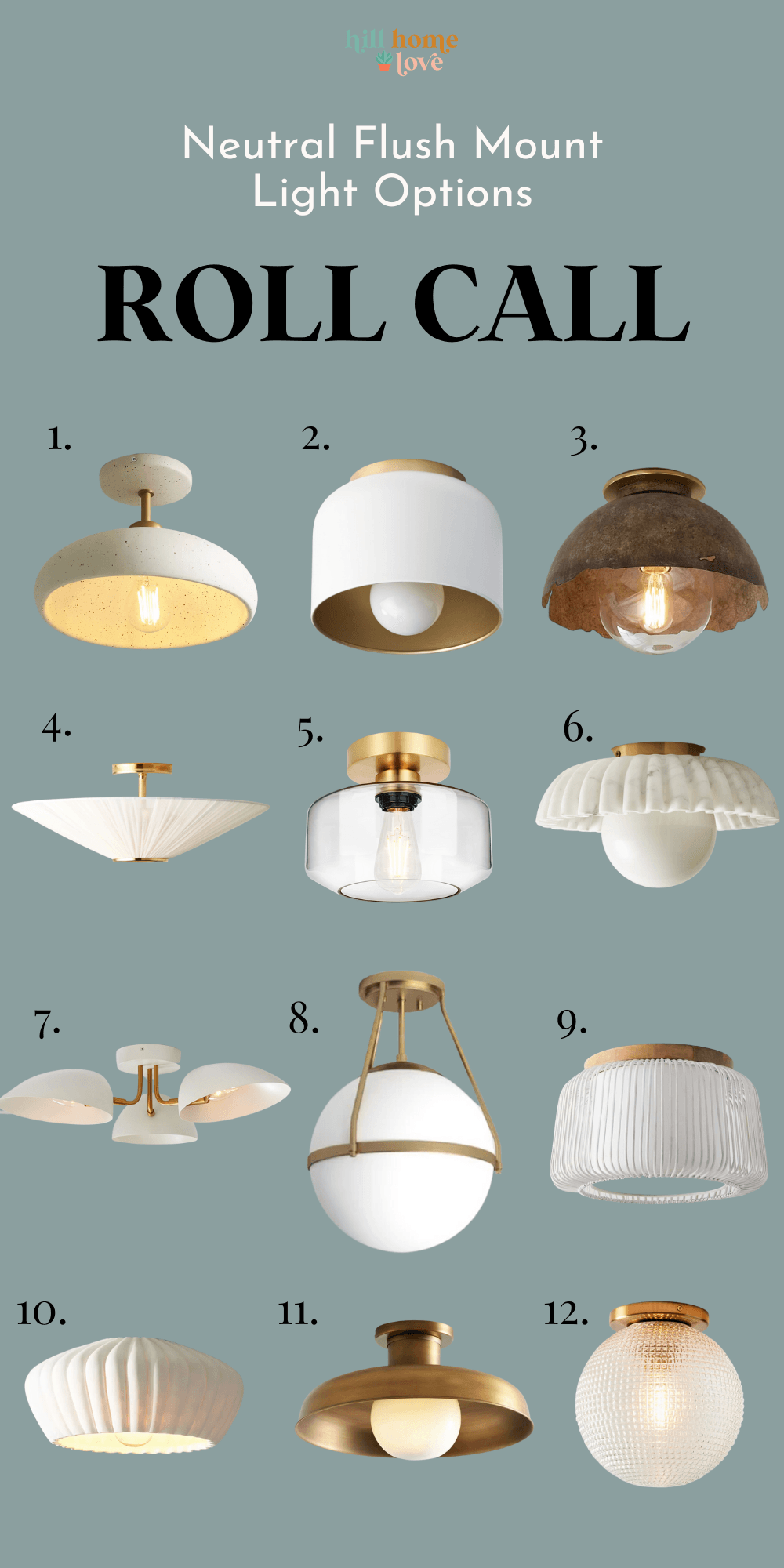 12 Neutral Flush Mount Light Options To Replace A Boob Light