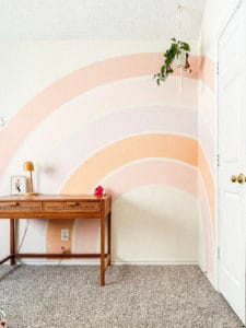 Rainbow Mural DIY - Hill Home Love - DIY Home Design