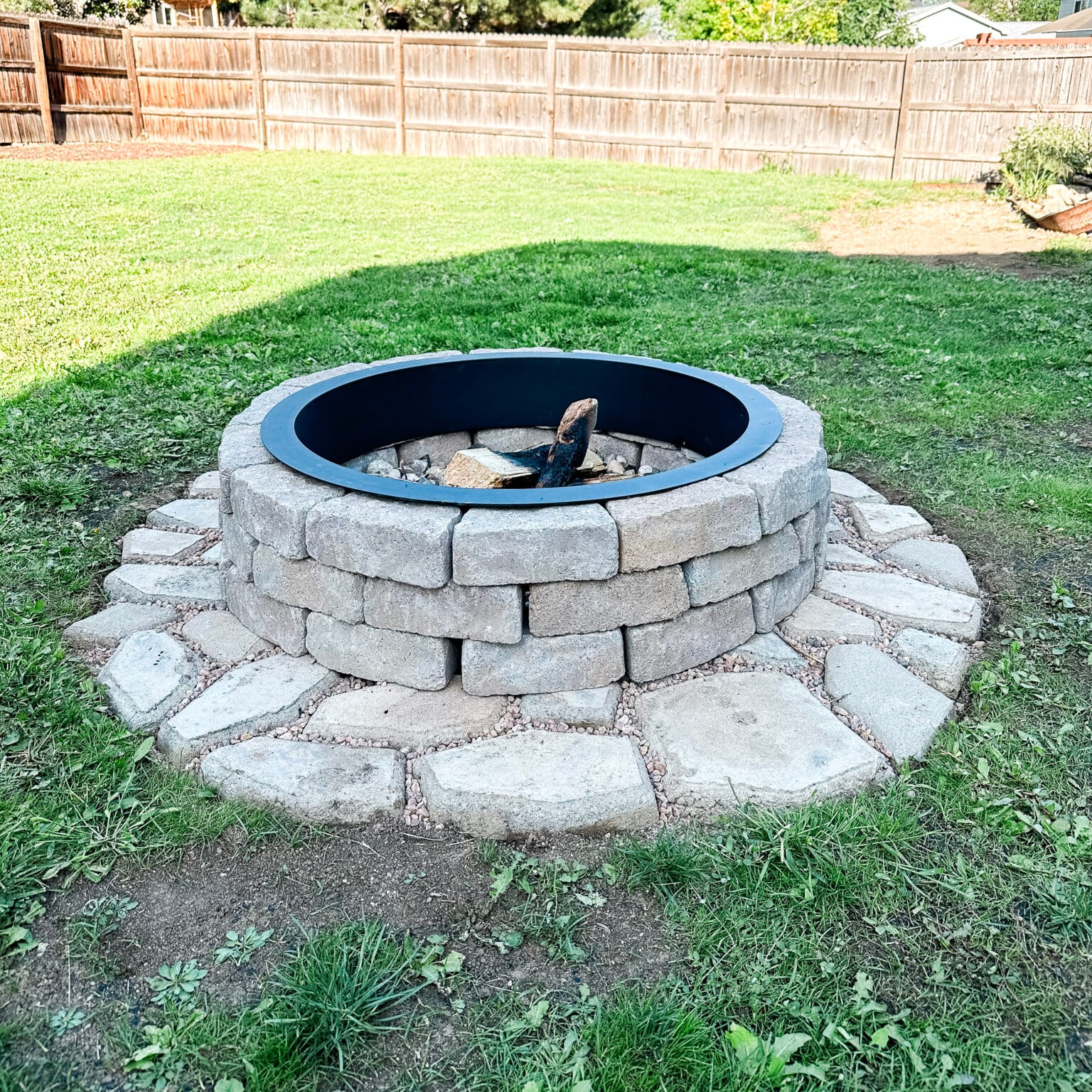 How To Build A DIY Backyard Fire Pit For Under $250