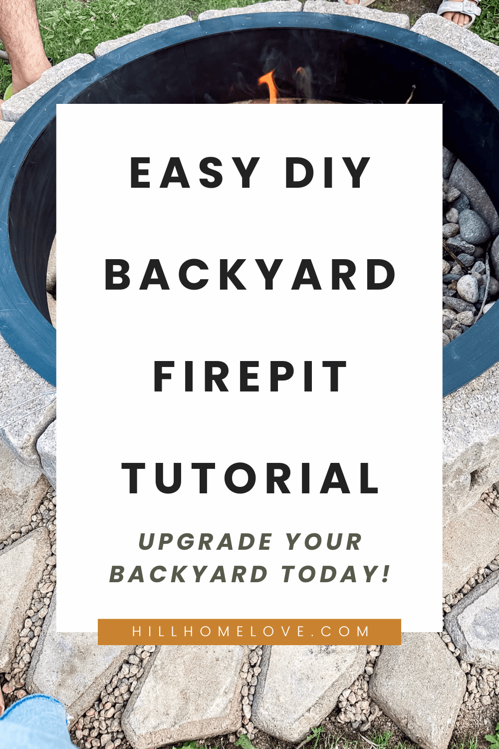 How To Build A DIY Backyard Firepit in an Afternoon