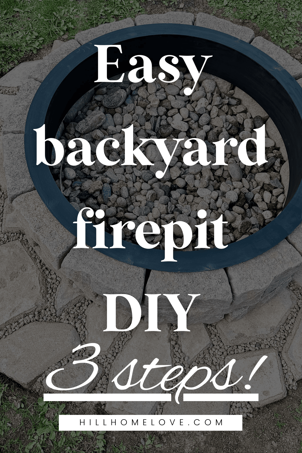 How To Build A DIY Backyard Firepit in an Afternoon