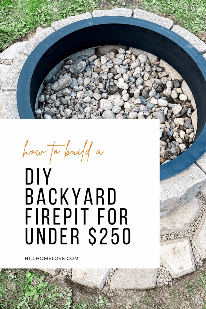 How To Build A DIY Backyard Firepit in an Afternoon