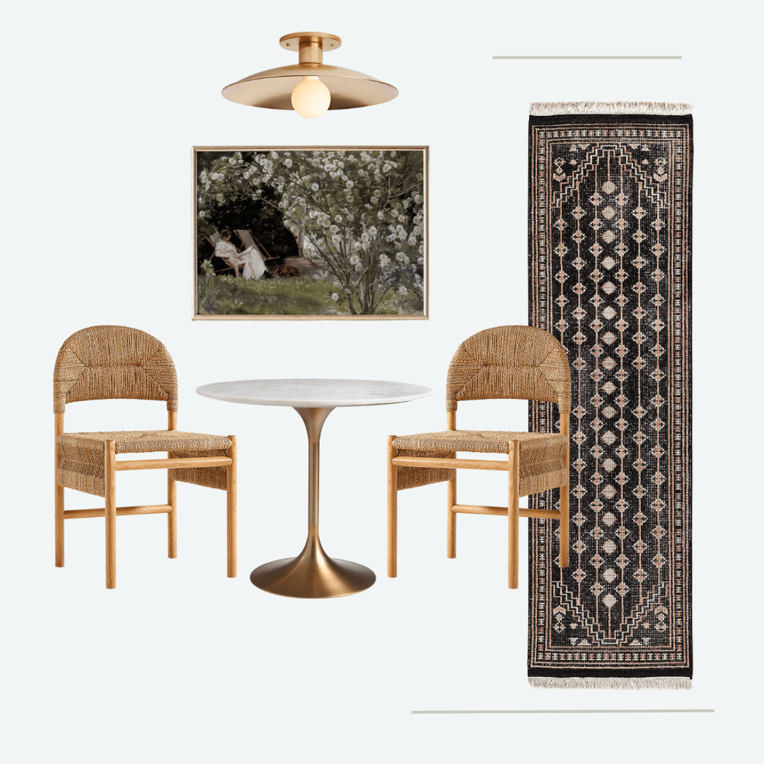 Eat-In Kitchen Layout - Design Idea For An Elegant, Modern Breakfast Table