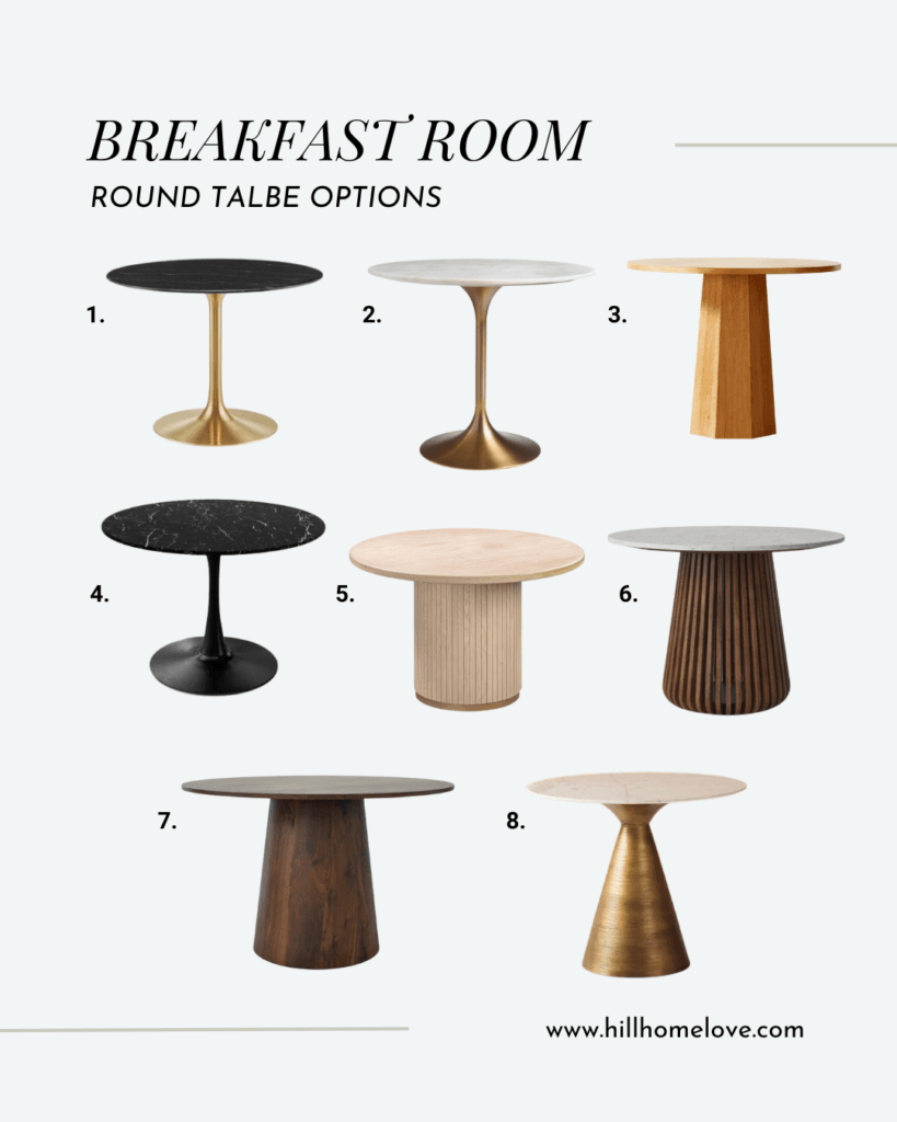 Eat-In Kitchen Layout - Design Idea For An Elegant, Modern Breakfast Table