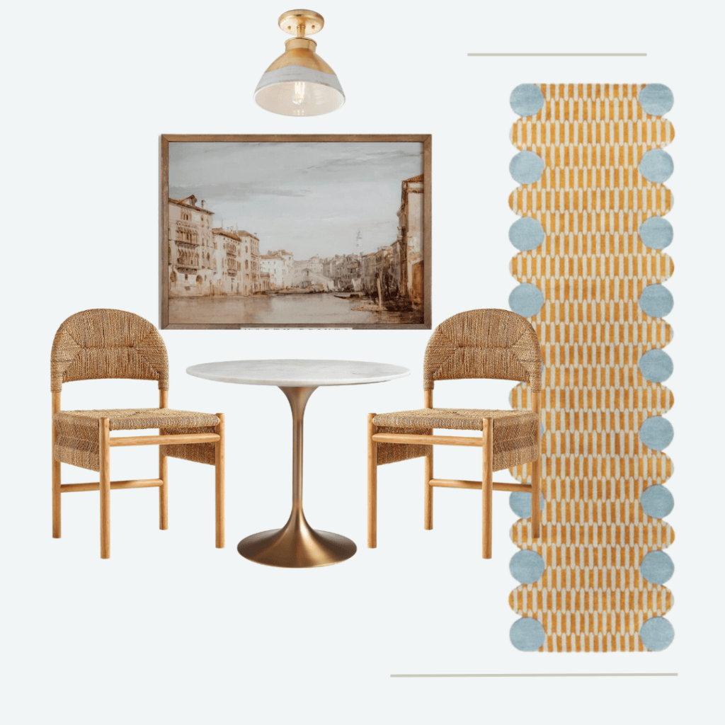 Eat-In Kitchen Layout - Design Idea For An Elegant, Modern Breakfast Table