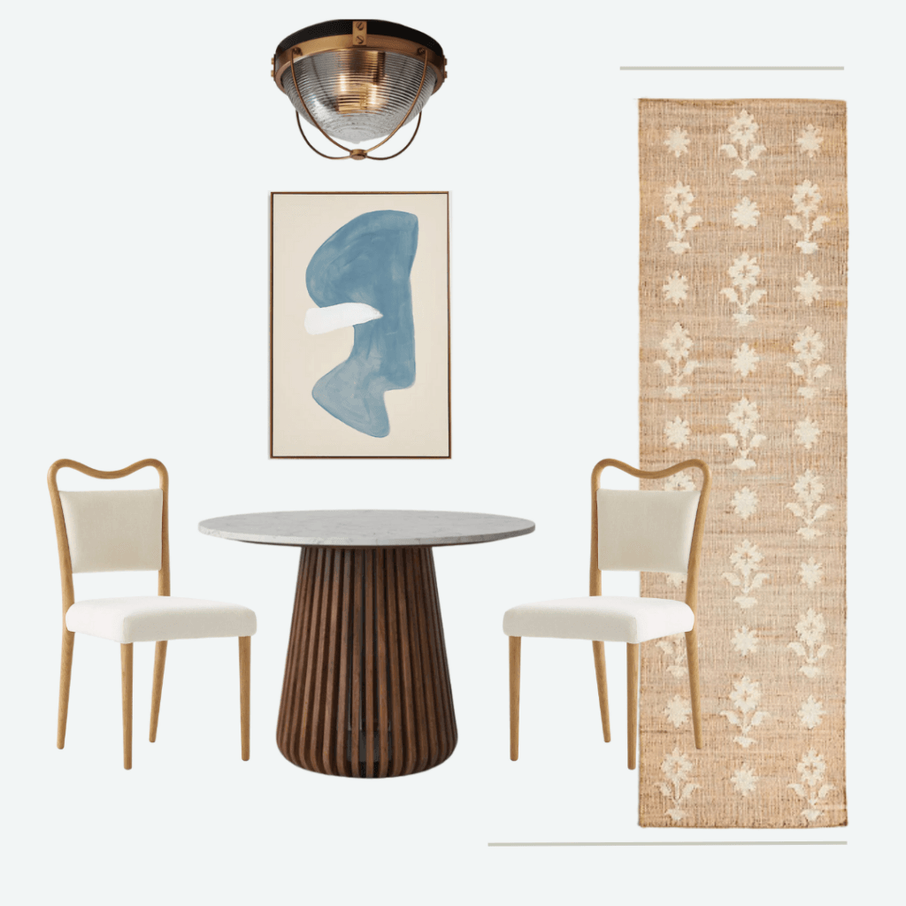 Eat-In Kitchen Layout - Design Idea For An Elegant, Modern Breakfast Table