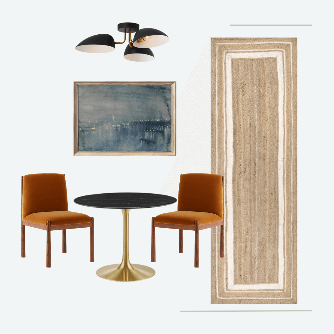 Eat-In Kitchen Layout - Design Idea For An Elegant, Modern Breakfast Table