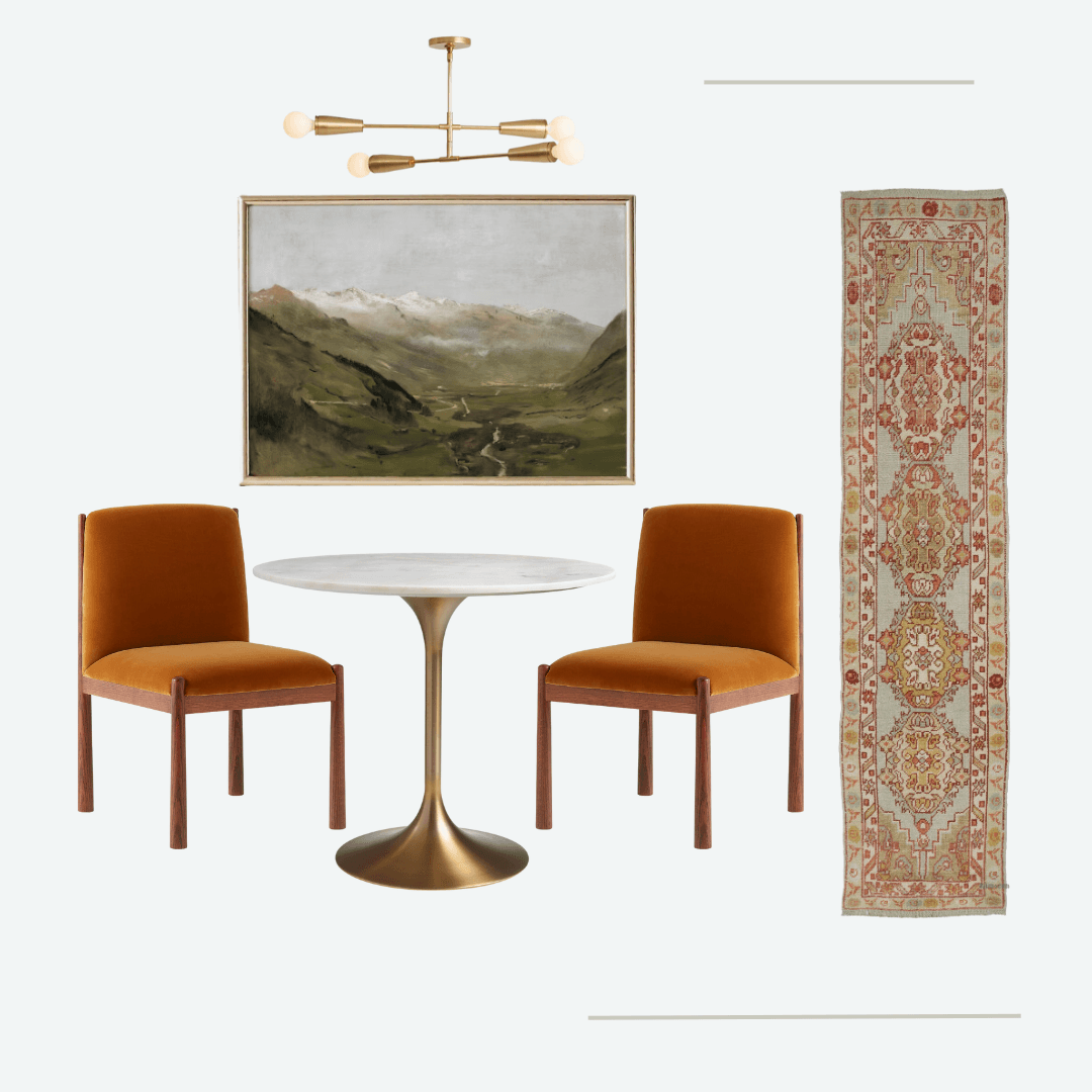 Eat-In Kitchen Layout - Design Idea For An Elegant, Modern Breakfast Table