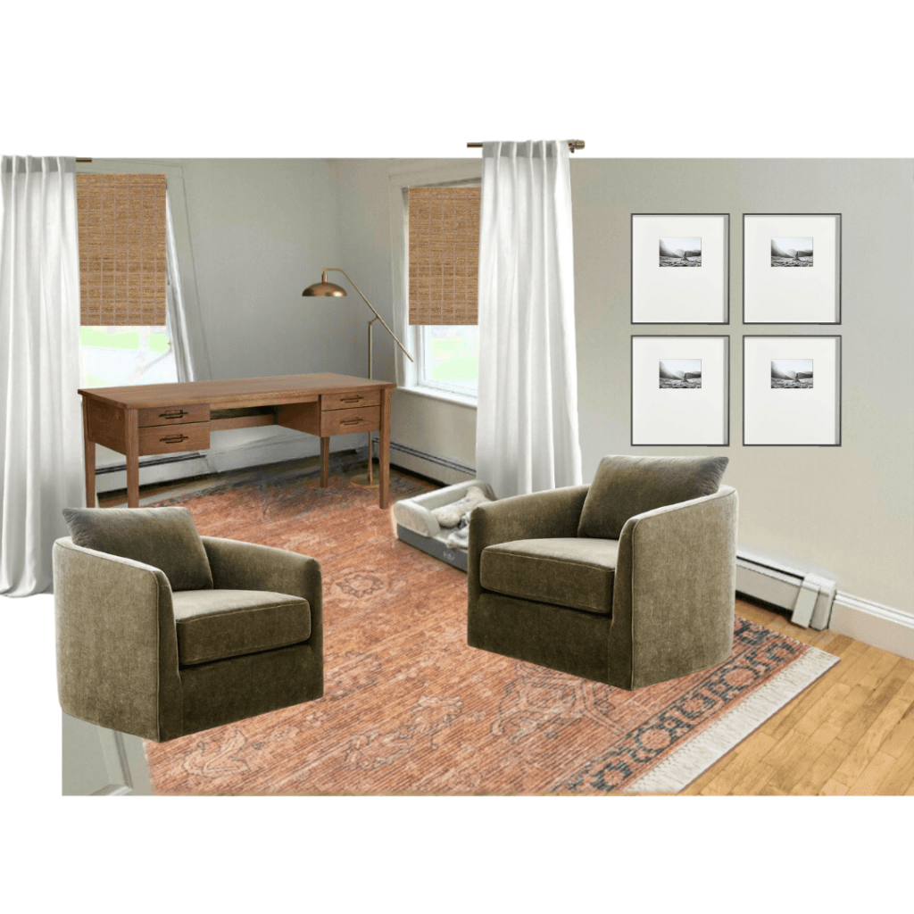 Home Office Nook Design Idea