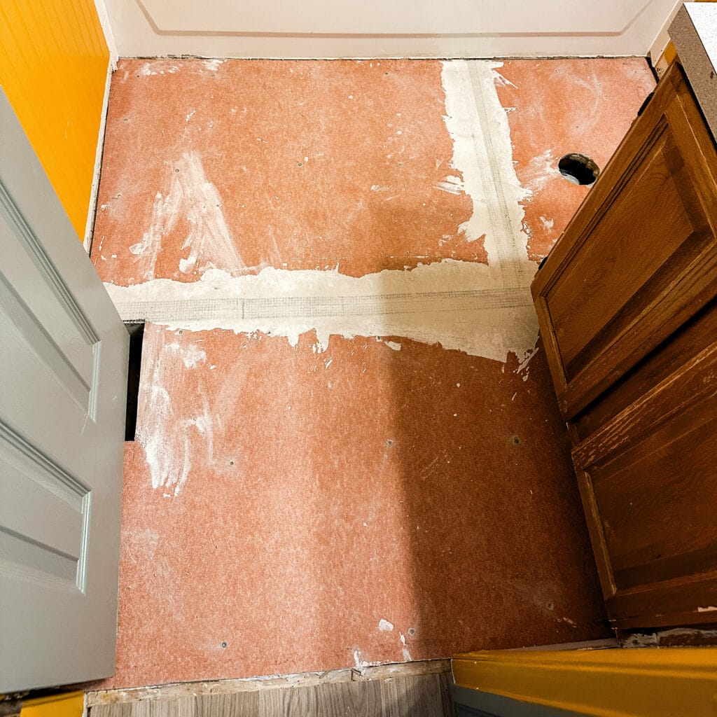 Installing Cement Backer Board on A Wooden Subfloor | DIY