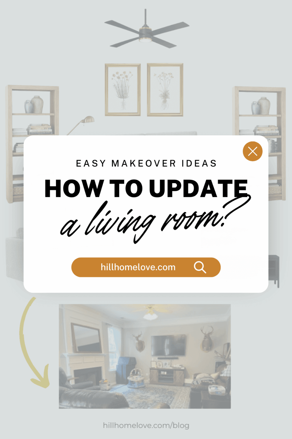 Easy Living Room Makeover DIY Ideas