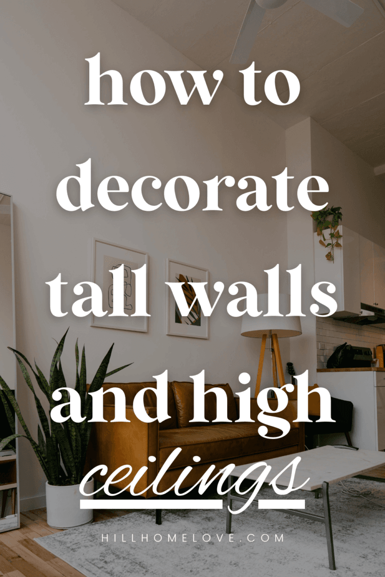 3 Ways To Style Rooms with A High Ceiling
