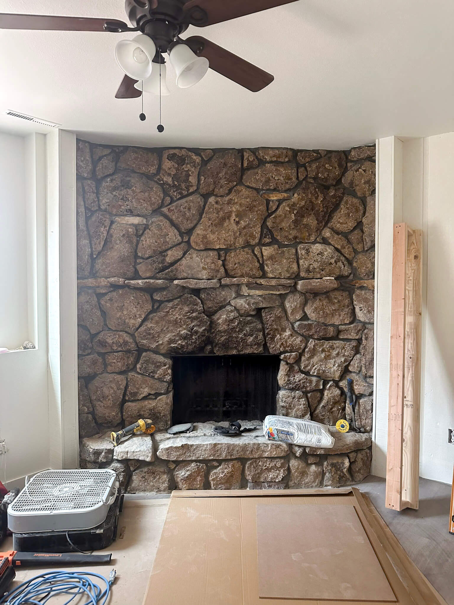 How To Clean Fireplace Stone In 3 Easy Steps: DIY Tutorial