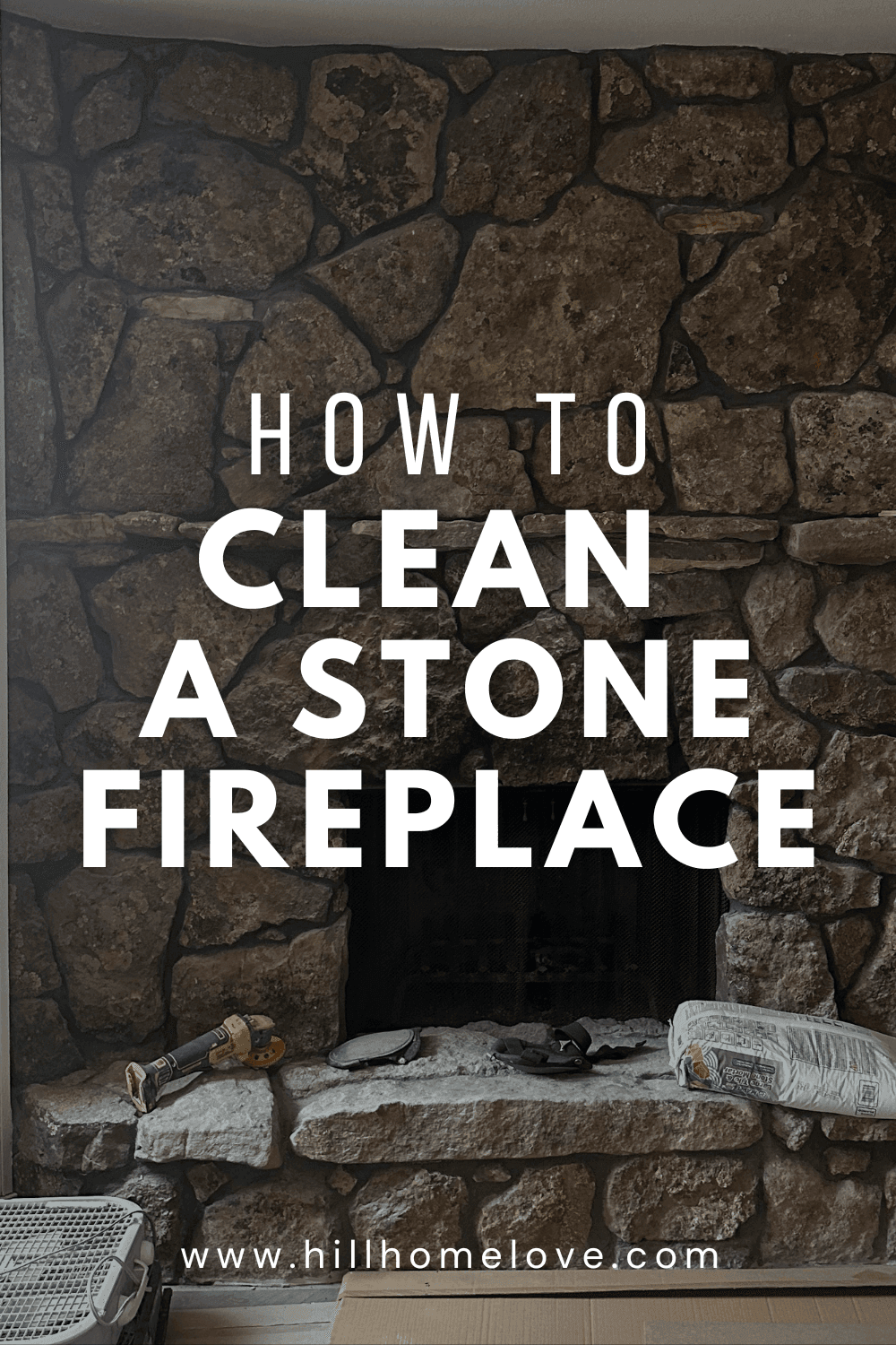 How To Clean Fireplace Stone In 3 Easy Steps: DIY Tutorial