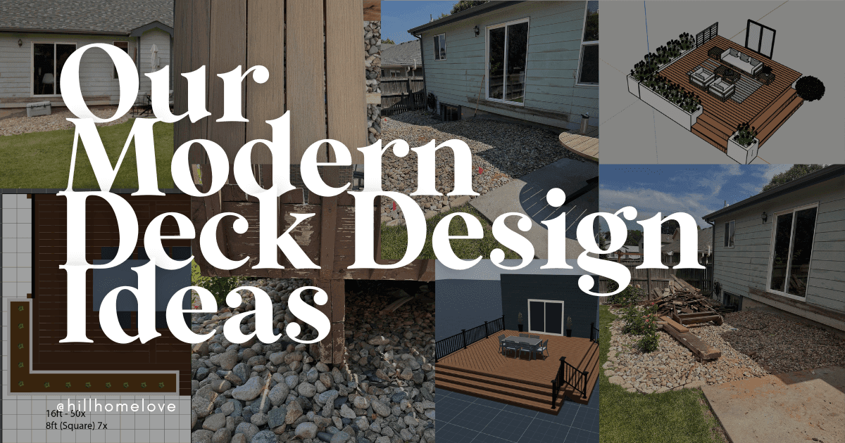 Our DIY Deck Design Ideas | DIY Home Design
